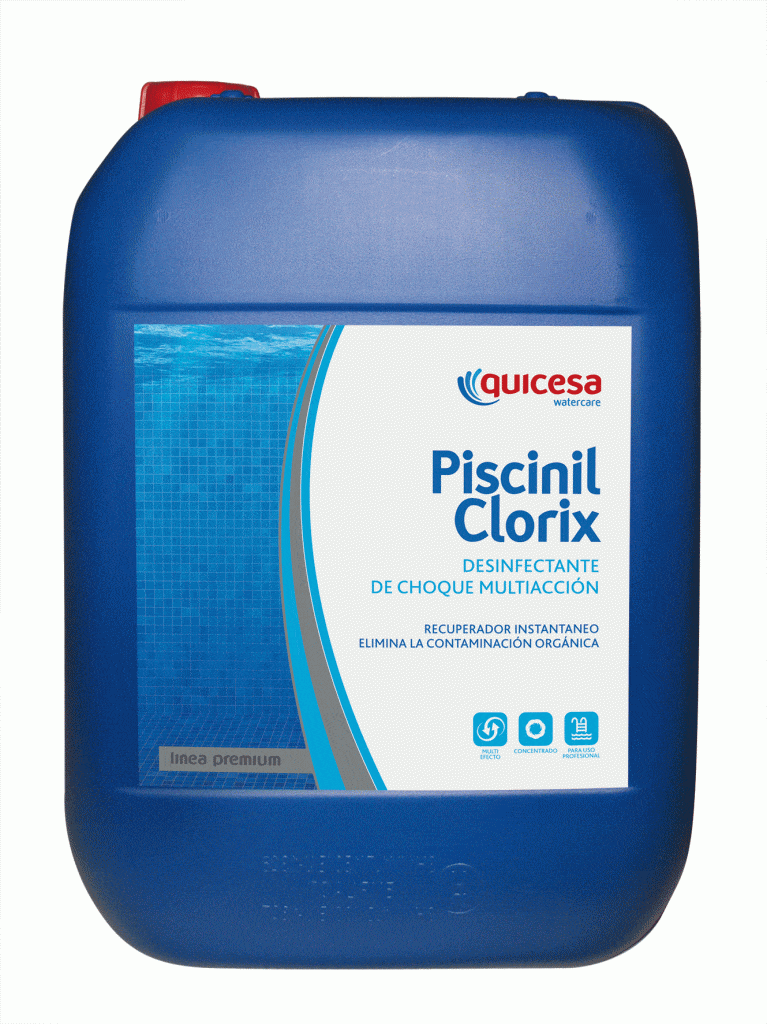 PISCINIL CLORIX DESINFECTANTE DE CHOQUE MULTIACCIÓN. QUICESA | PisciManía