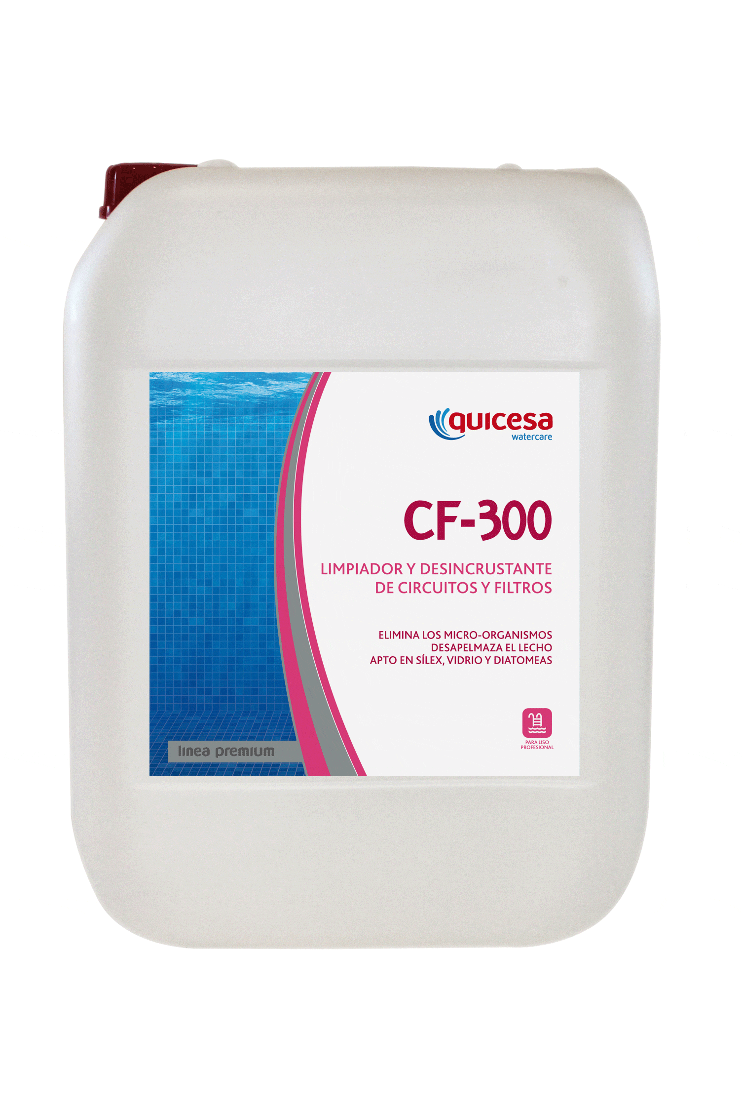 Limpiador desincrustante de circuitos y filtros. Quicesa | PisciManía